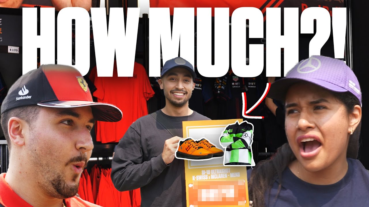 F1 FANS GUESS OUTRAGEOUS MERCH PRICES - YouTube