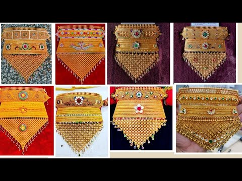 Unique Trendy Rajasthani Traditional Gold Aad Necklaces Designs 2023 ...