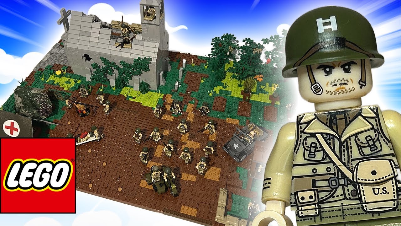 I Built the Ultimate LEGO WW2 US Army Base - YouTube
