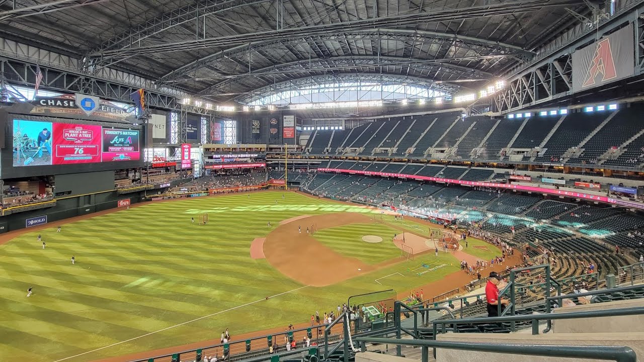 Arizona Diamondbacks Chase Field Seats View - YouTube