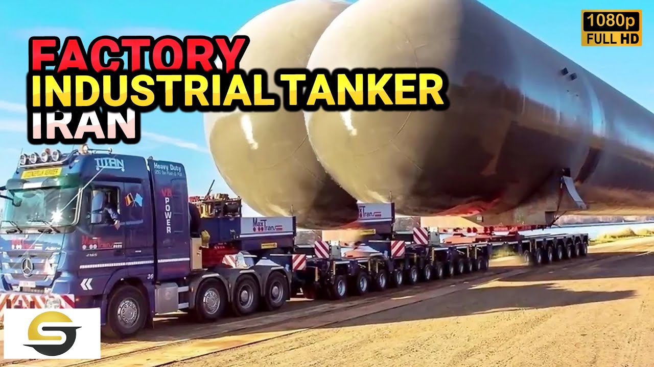 Industrial tanker production factory in Iran - YouTube