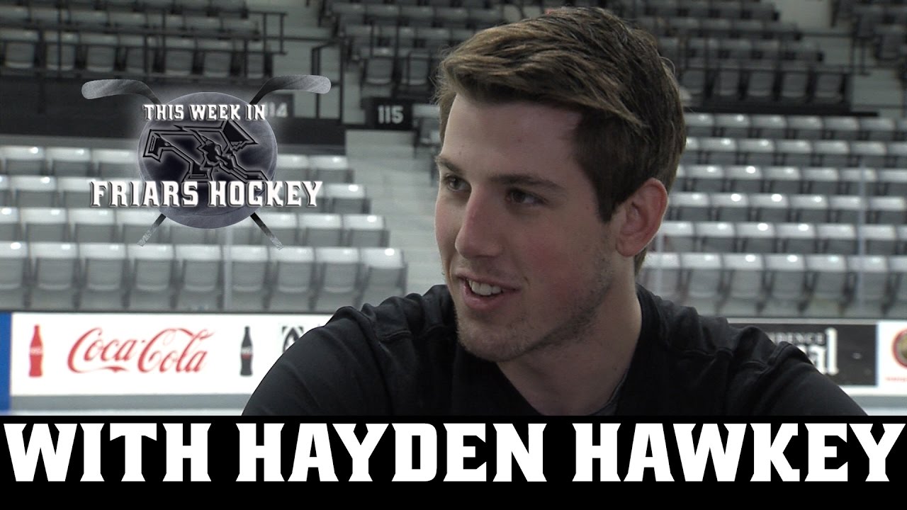 This Week in Friars Hockey Episode 308 with Hayden Hawkey - YouTube