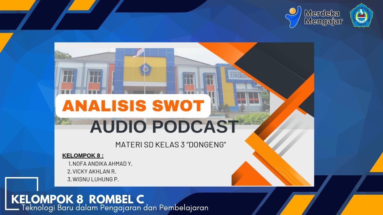ANALISIS SWOT - AUDIO PODCAST PEMBELAJARAN | Matkul Teknologi Baru ...