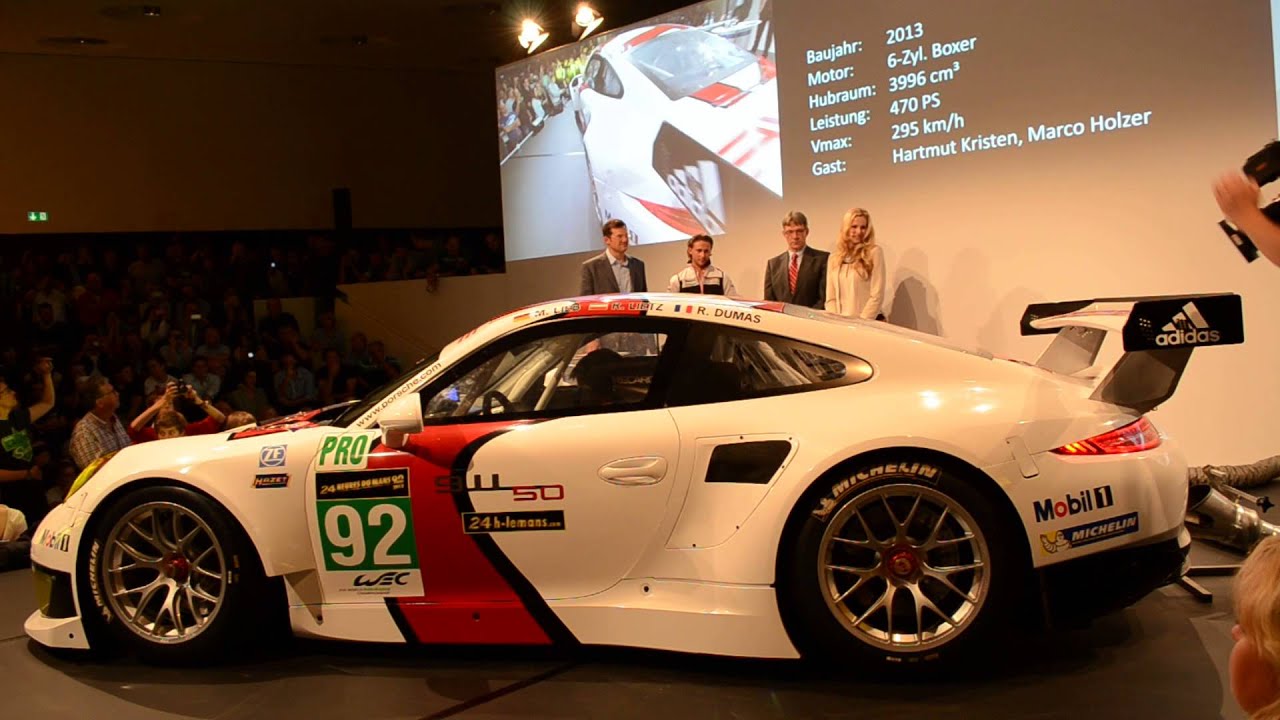 Porsche Sound Nacht 2013 : 911 RSR 2013 - YouTube