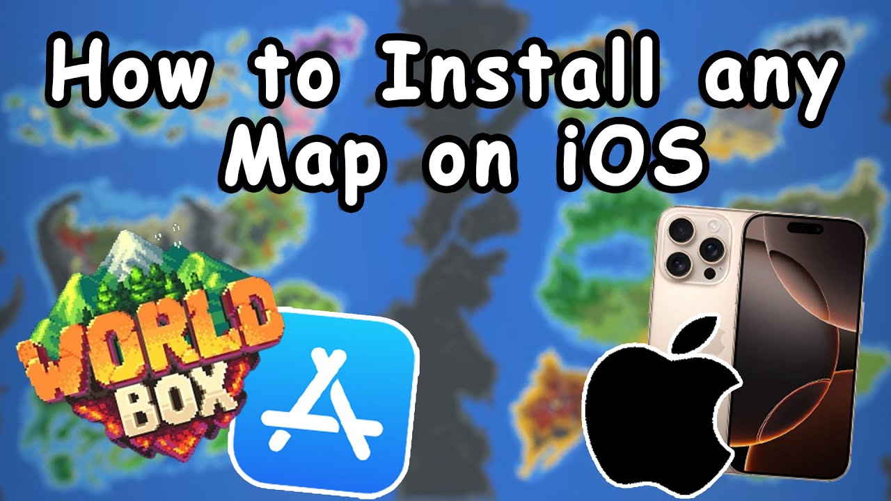 How To Install Custom WorldBox Maps for iPhone / iOS - YouTube
