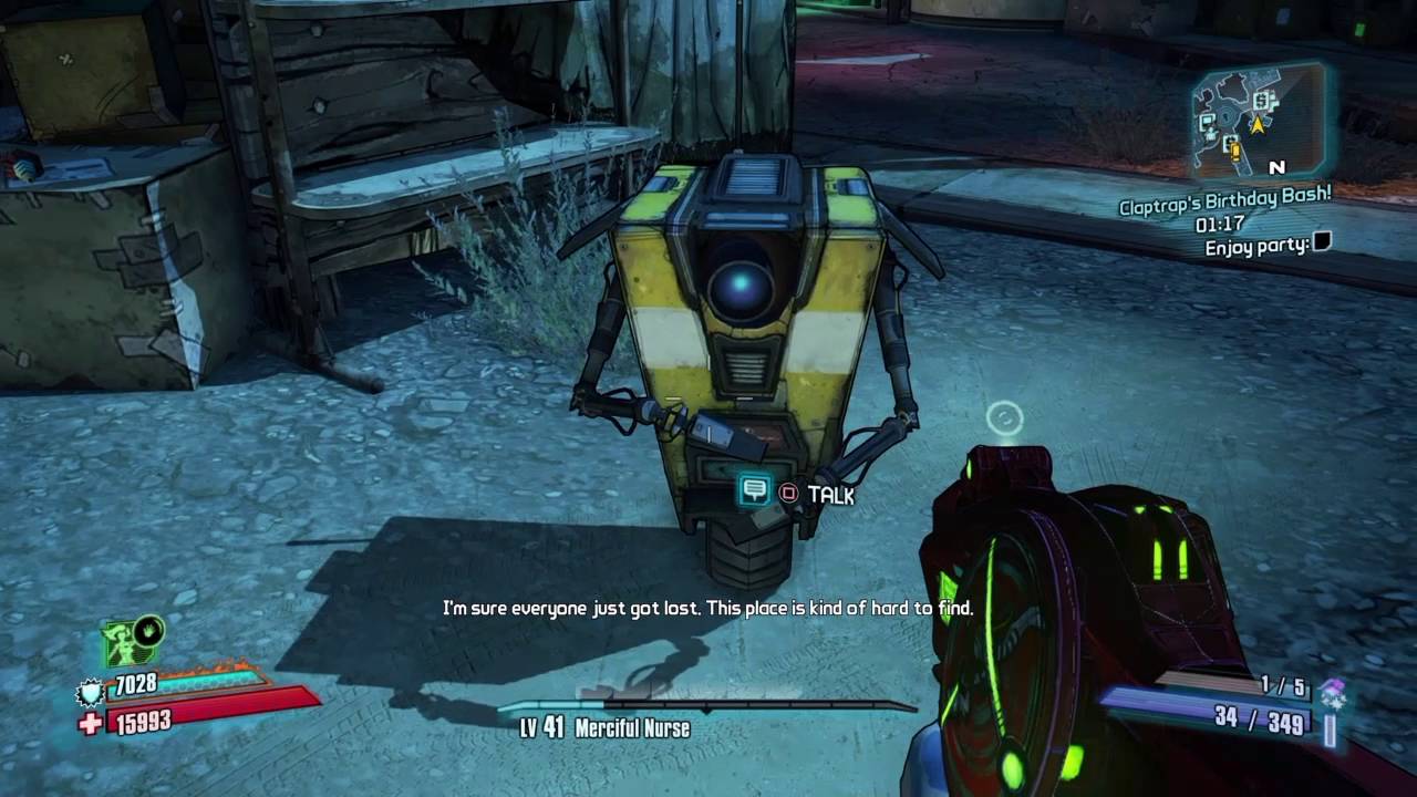 Claptrap Birthday Quotes Borderlands 2 Short Film Claptrap's