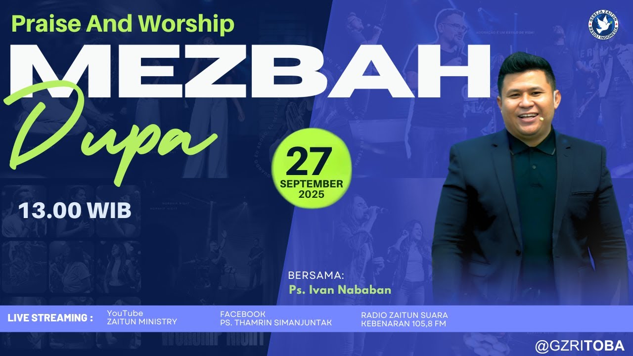Mezbah Dupa | 27/09/2025 (Ps. Ivan Nababan) - YouTube