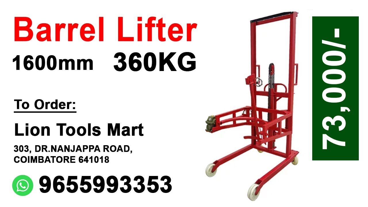 Barrel Lifting Equipment Barrel Lifting Trolley Barrel Lifting Machine ...