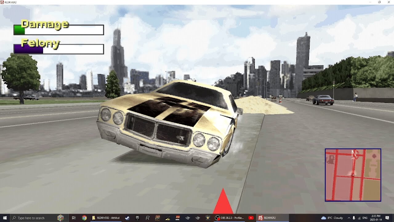RE:DRIVER 2 [PC] Gameplay | Alt Mod: Take A Ride | All Chicago Vehicles ...