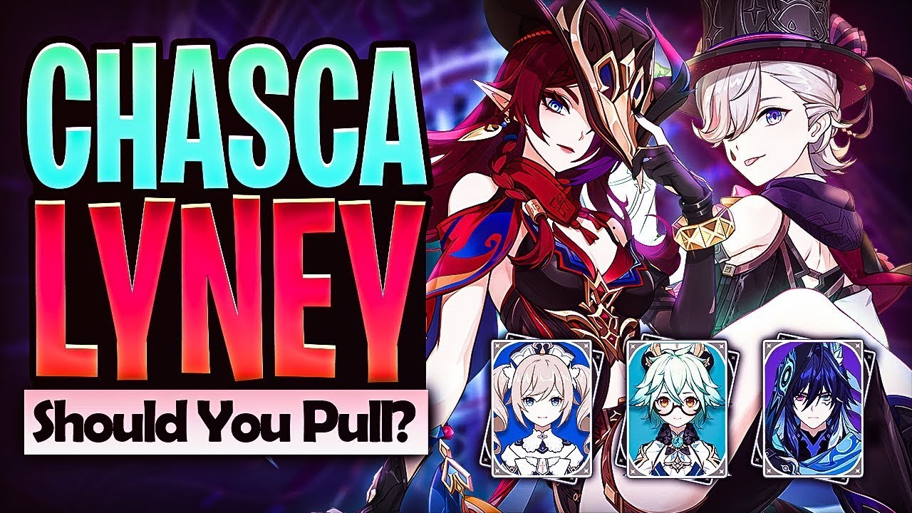 chasca and lyney pull or skip 🤔🤔 account reviews genshin impact India ...