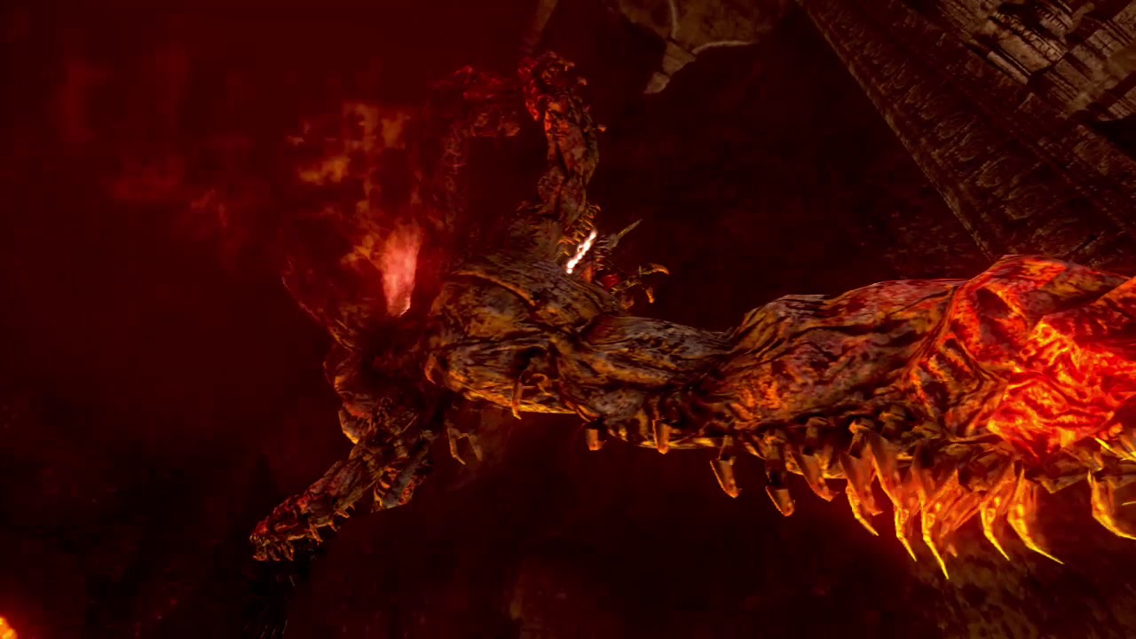 Dark souls NG+: Sabio del fuego demoniaco y demonio ciempies - YouTube