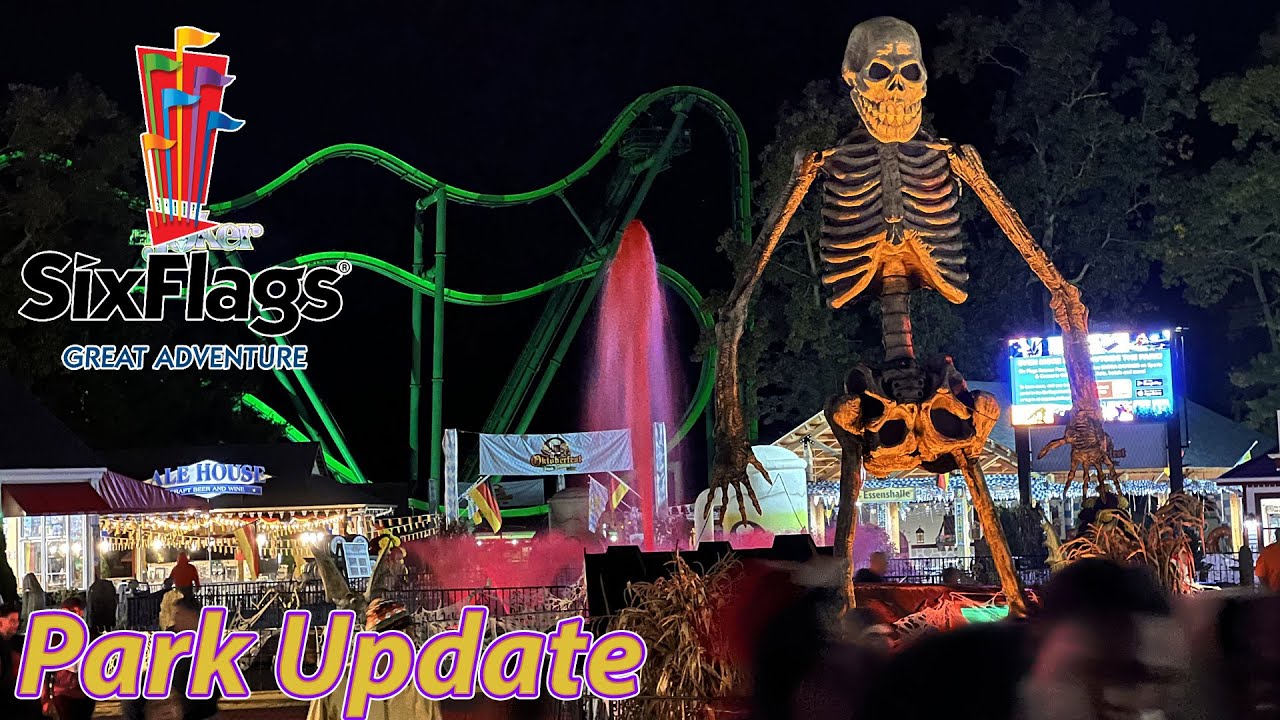 Six Flags Great Adventure | Park Update | October 2023 - YouTube