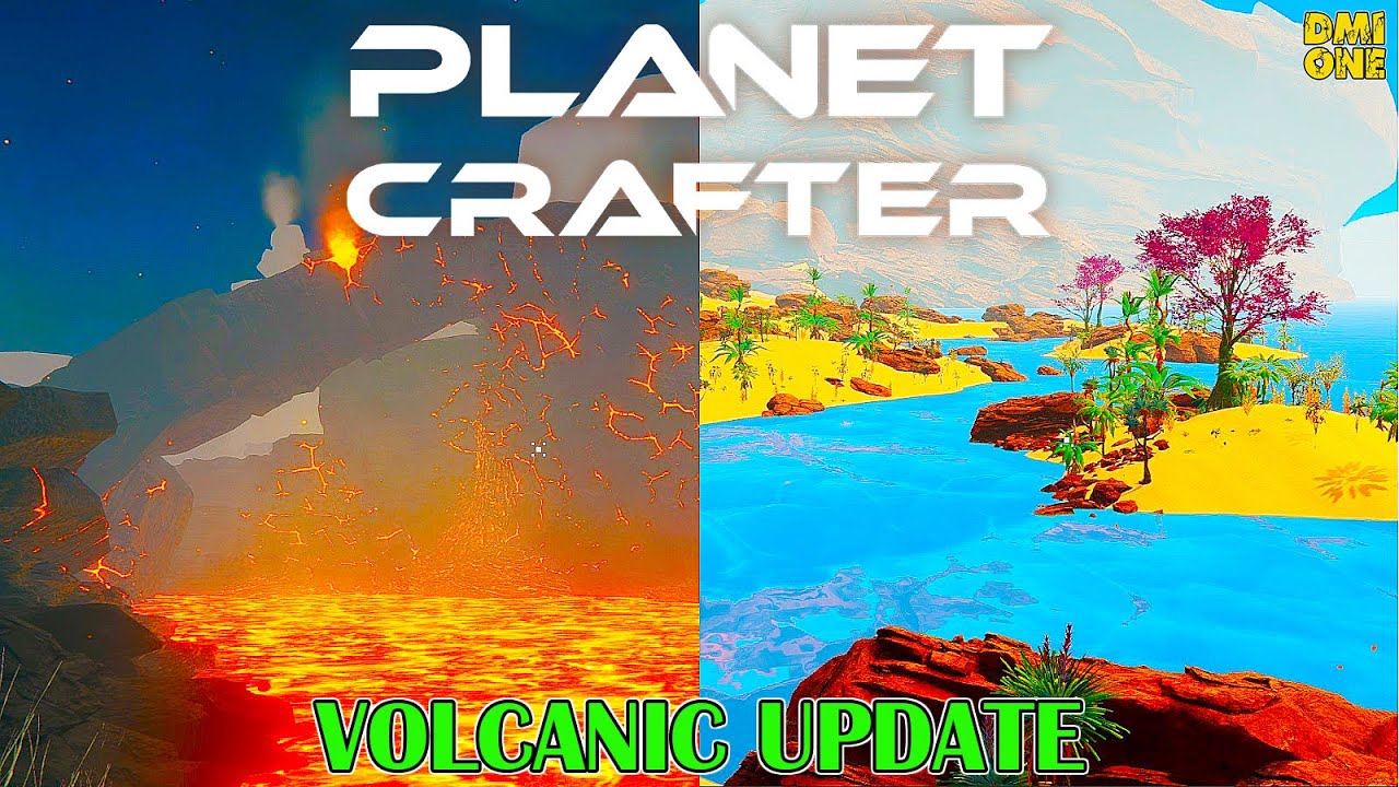 ОБНОВЛЕНИЕ THE VOLCANIC В PLANET CRAFTER (ДВА НОВЫХ БИОМА) - YouTube