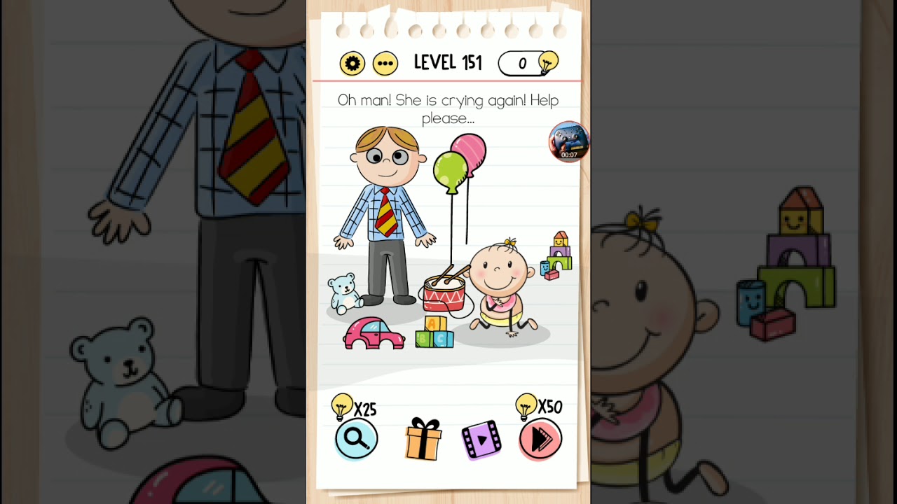 brain test level 151 - YouTube