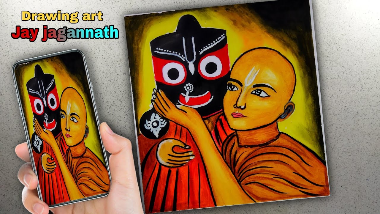 How to draw Rathayatra special Lord jagannath drawing easy step by step ...