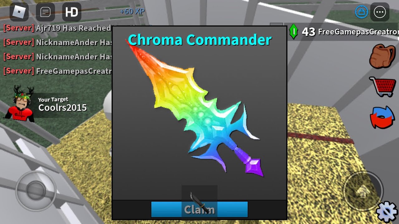 Crafting the *RAINBOW DARK COMMANDER!* (Modded Assassin ROBLOX) - YouTube