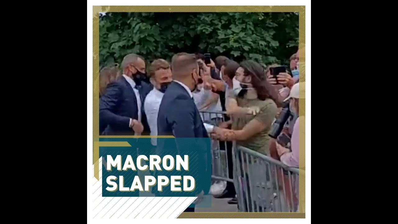 Man held over Macron slap was medieval swordsmanship fan - #SHORTS ...