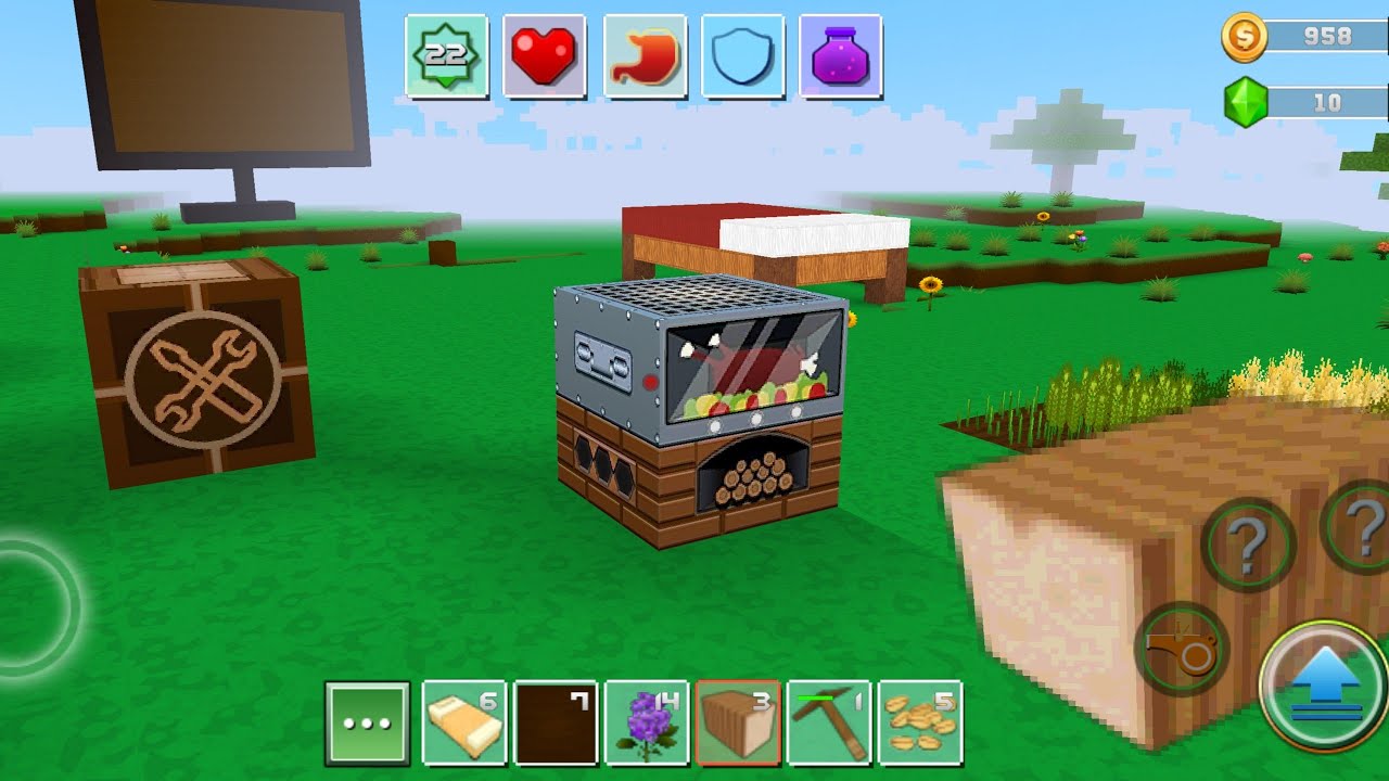 Exploration Lite Craft Android Gameplay #60 | Bread 🍞 | Chest | Furnace ...