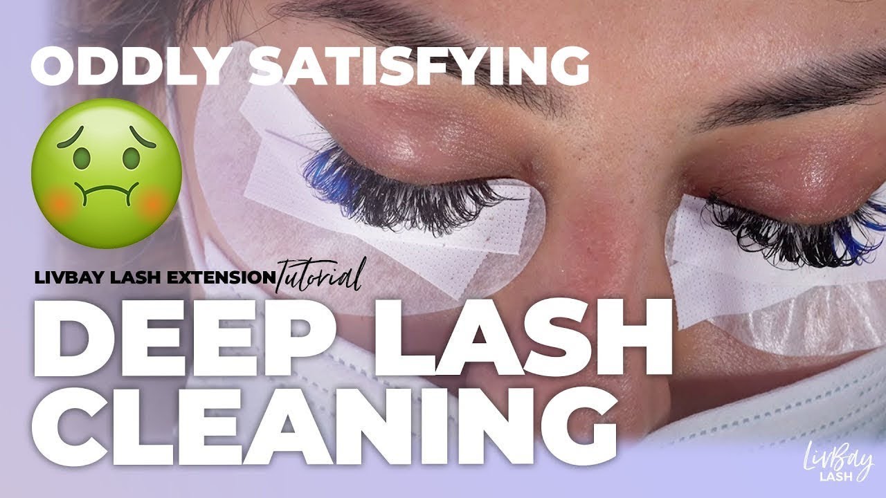 Clean with Me! Speed Clean Dirty Eyelashes Extensions - YouTube