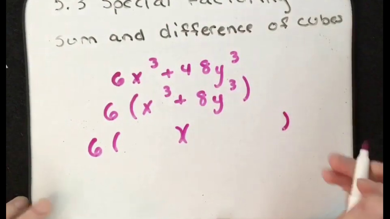 5 3 Special Factoring - YouTube