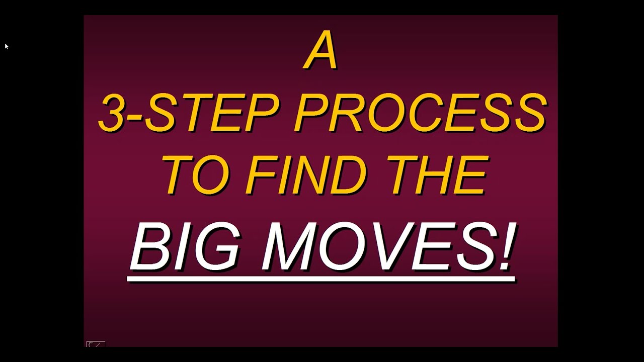 A 3-Step Process To Find Big Moves - YouTube