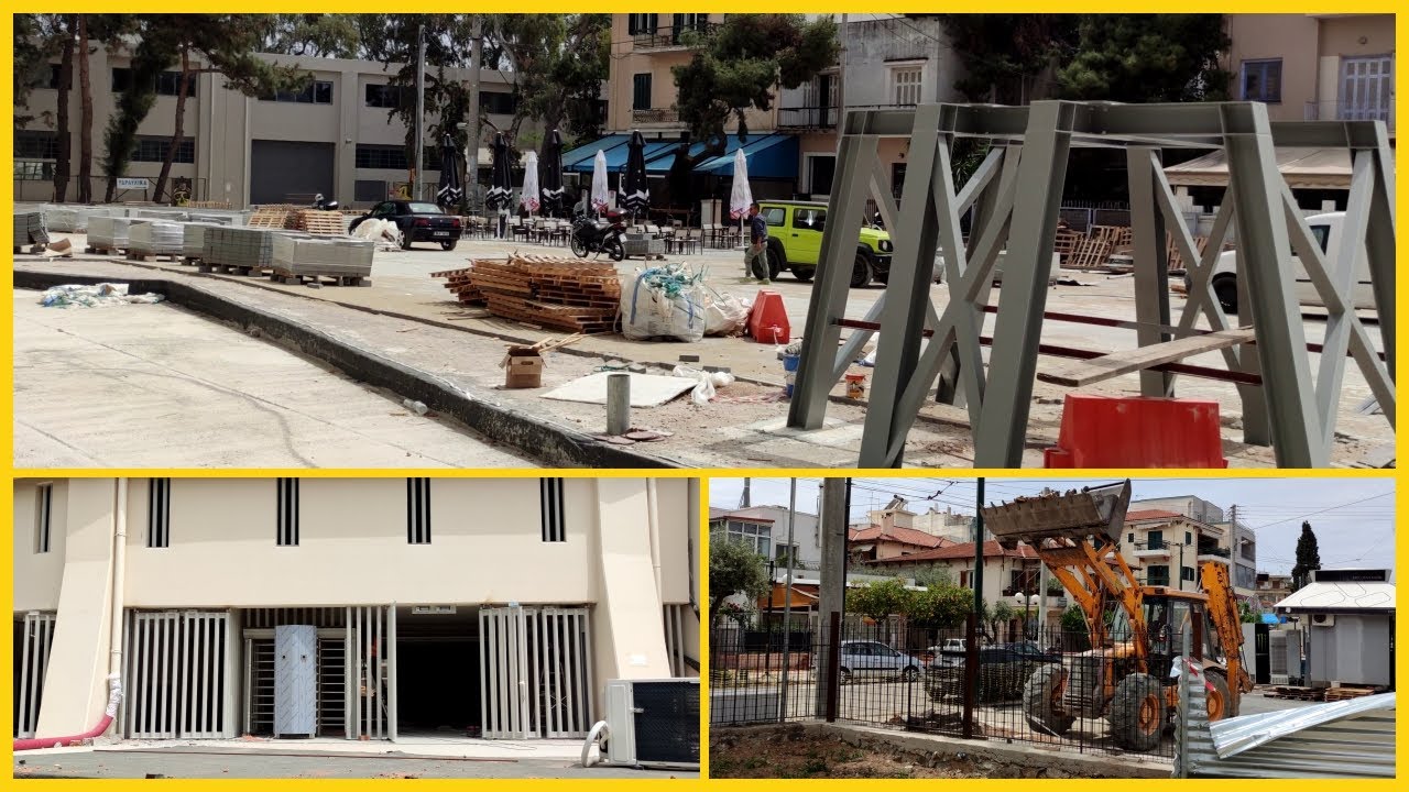 ΤΑ ΕΡΓΑ ΣΤΗΝ ΣΜΥΡΝΗΣ ΜΕ ΦΑΝΑΡΙΑ & ΠΛΑΚΕΣ ''ΗΛ ΜΙ ΚΑΤ'' ΣΤΟ ΓΗΠΕΔΟ ΑΕΚ ...