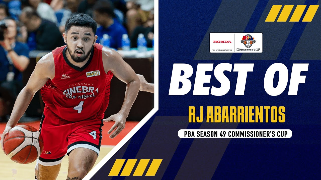 BEST OF RJ ABARRIENTOS | PBA SEASON 49 COMMISSIONER’S CUP SEMIFINALS ...