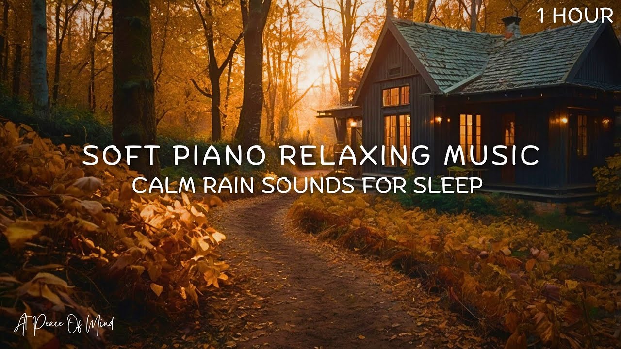 Soft Piano Relaxing Music | Calm Stress Relief Music, Soothing Rain ...