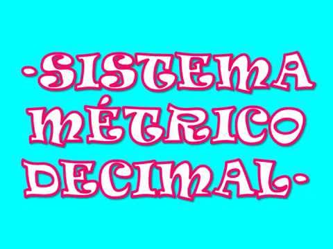 SISTEMA MÉTRICO DECIMAL E INGLÉS - YouTube