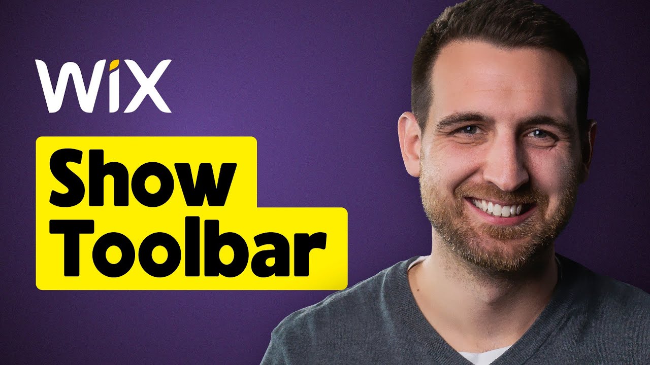 How to Show Toolbar on Wix - YouTube