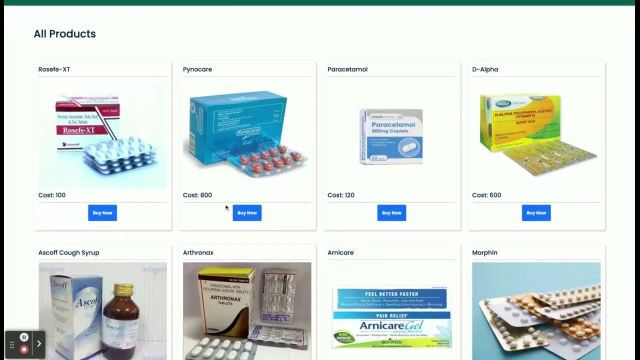 E-Pharmacy Store | Spring Boot Angular Project Tutorial | Spring Boot CRUD Project - YouTube