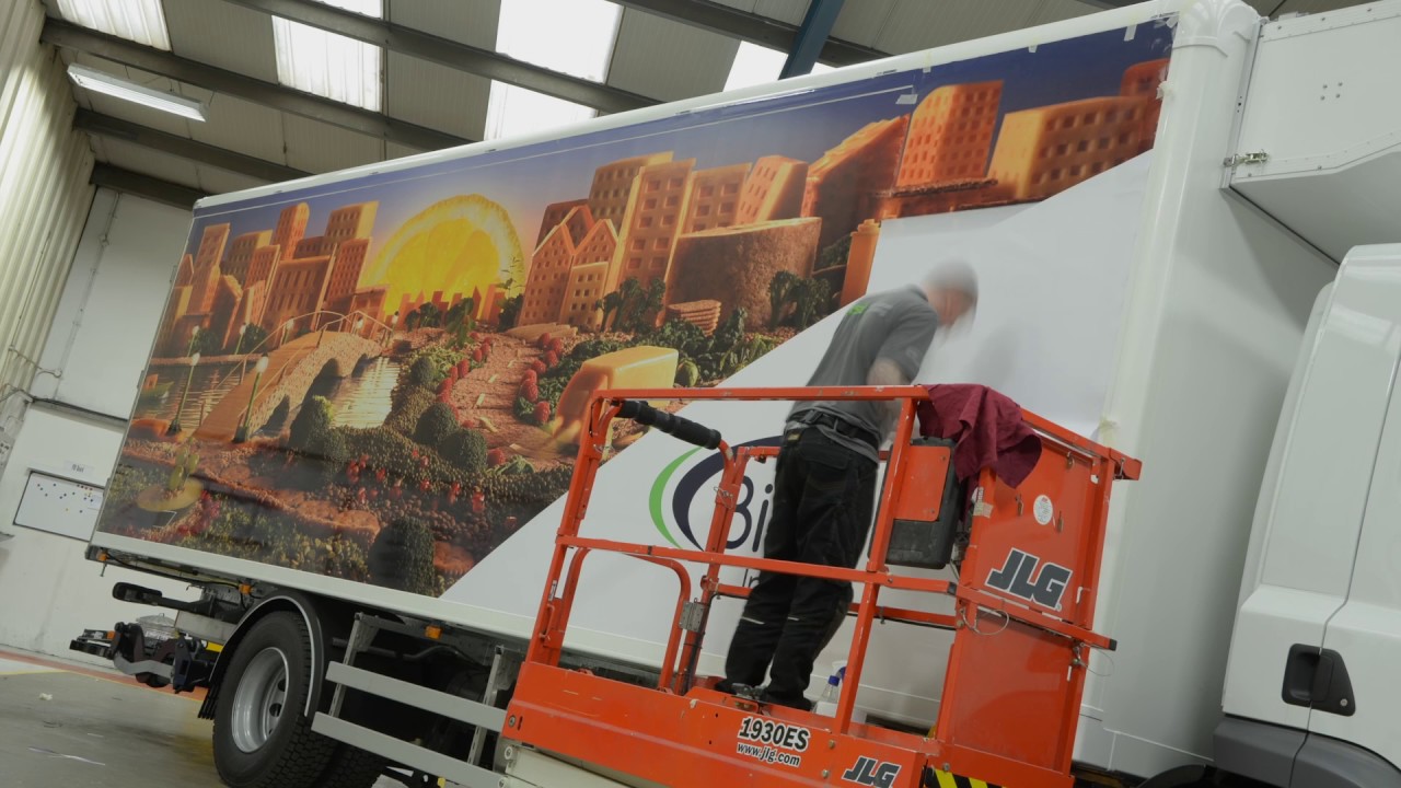 Bidfood Vehicle Wrap by Ast Transport Branding - YouTube