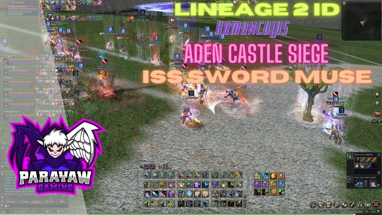 Lineage 2 id Iss Sword Muse | Aden Castle Siege #Lineage2 #CastleSiege ...