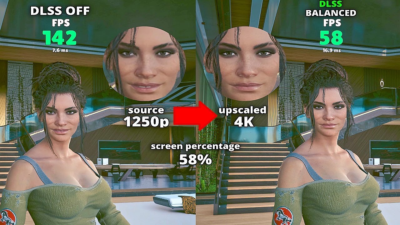 Nvidia DLSS Upscaled vs Source Resolution (Cyberpunk 2077) - YouTube