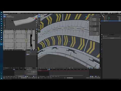 Anti Gravity Racing Game Track Modelling Tutorial Showcase - Blender ...