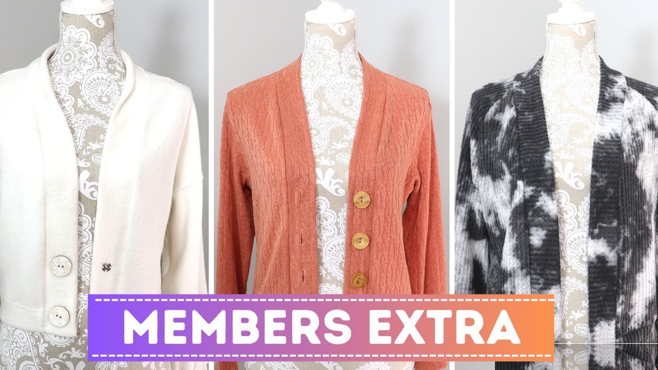 Members Extra - 3 cardigans from 3 different patterns! What's different ...