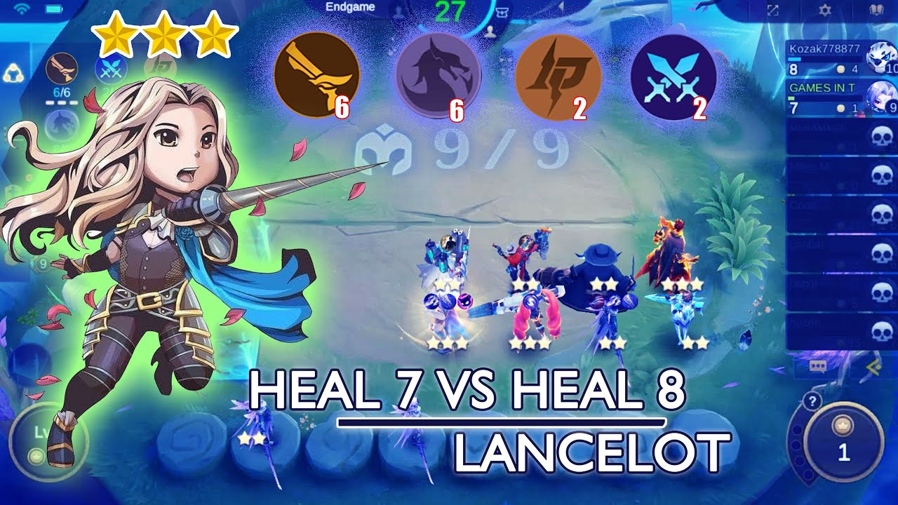 WOW!!! FREE HEAL 7%. 6 GUNNER, 6 WYRMSLAYER WARRIOR(MOBILE LEGENDS ...