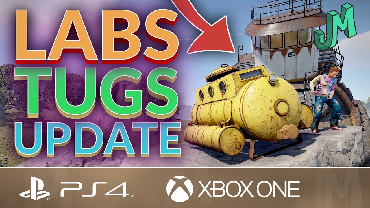 Sea Labs & Tug Boats Update 🛢 Rust Console 🎮 PS4, XBOX - YouTube