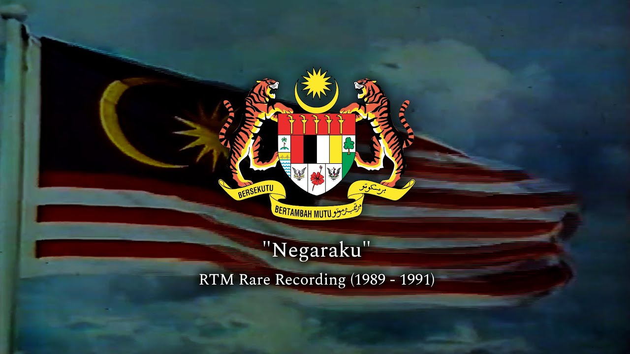[RARE] "Negaraku" - Malaysian National Anthem (1989 - 1991) - YouTube