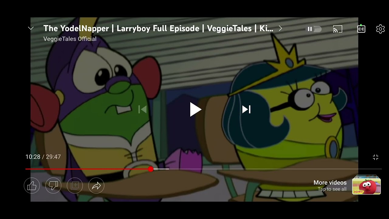 Coral crying #larryboy - YouTube