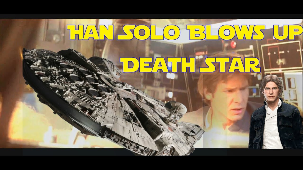 Second Death Star destroyed by Han, Luke and Chewie - Battle of Endor ...