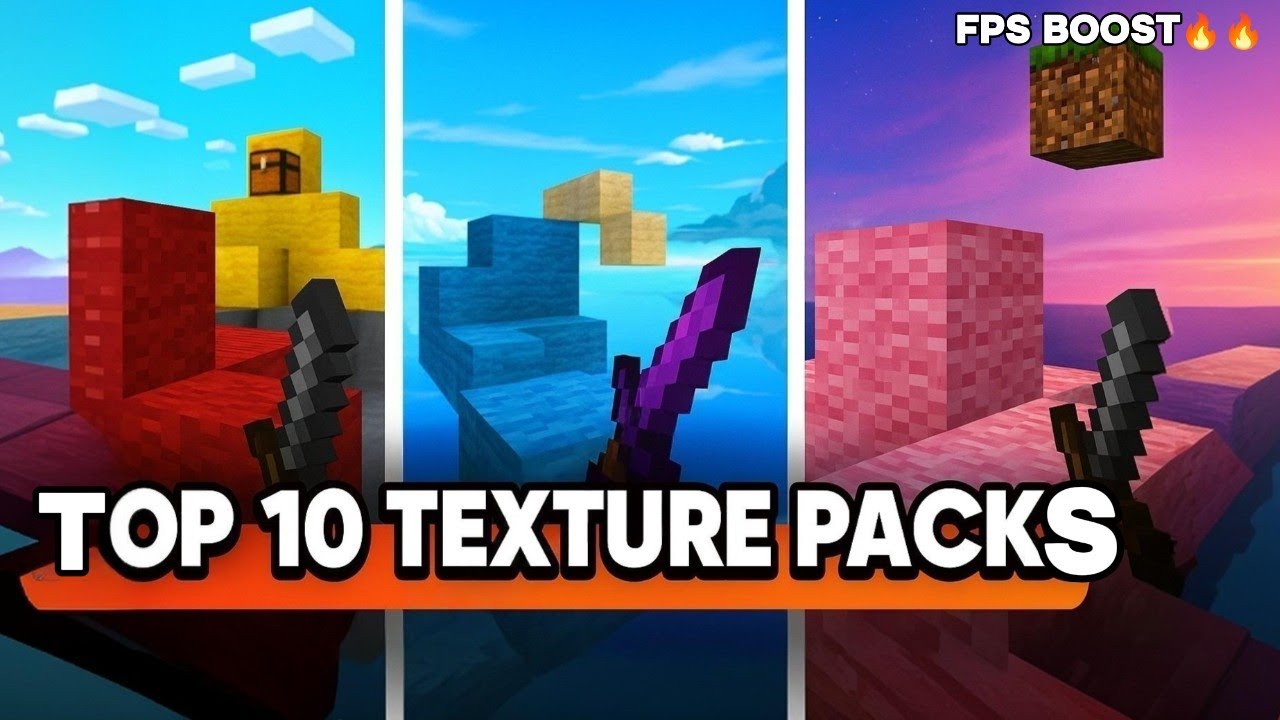 Minecraft TOP 10 Best Texture pack For Hypixel Bedwars - YouTube