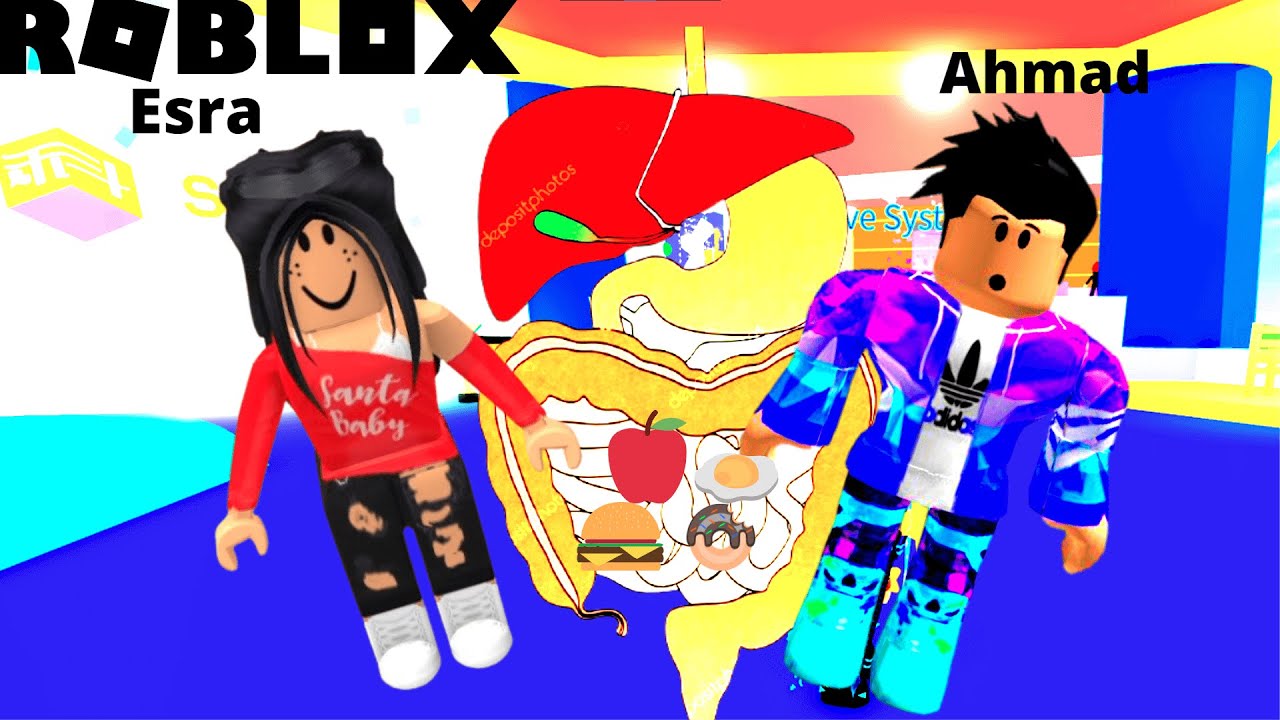 Roblox Escape The Digestive System | With Ahmad and Esra - YouTube