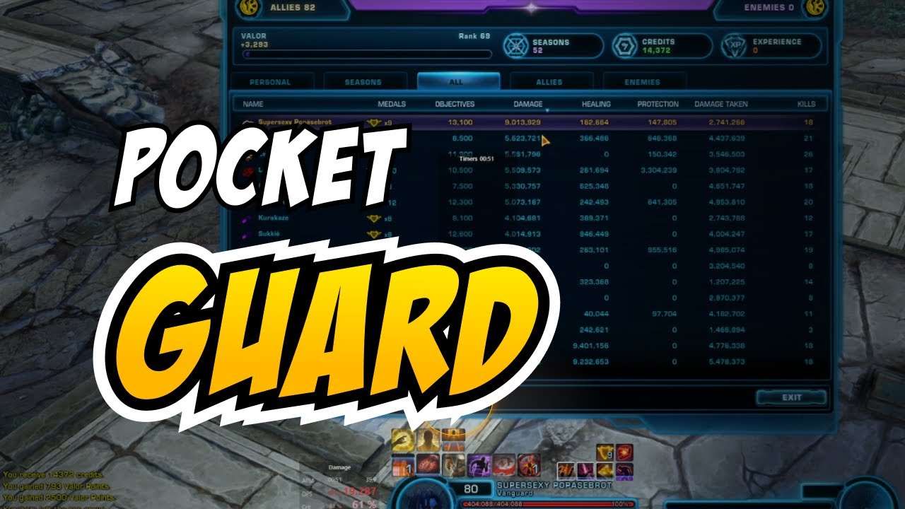 Pocket Guard Enjoyer | Tactics Vanguard | Yavin Ruins | SWTOR PVP ...