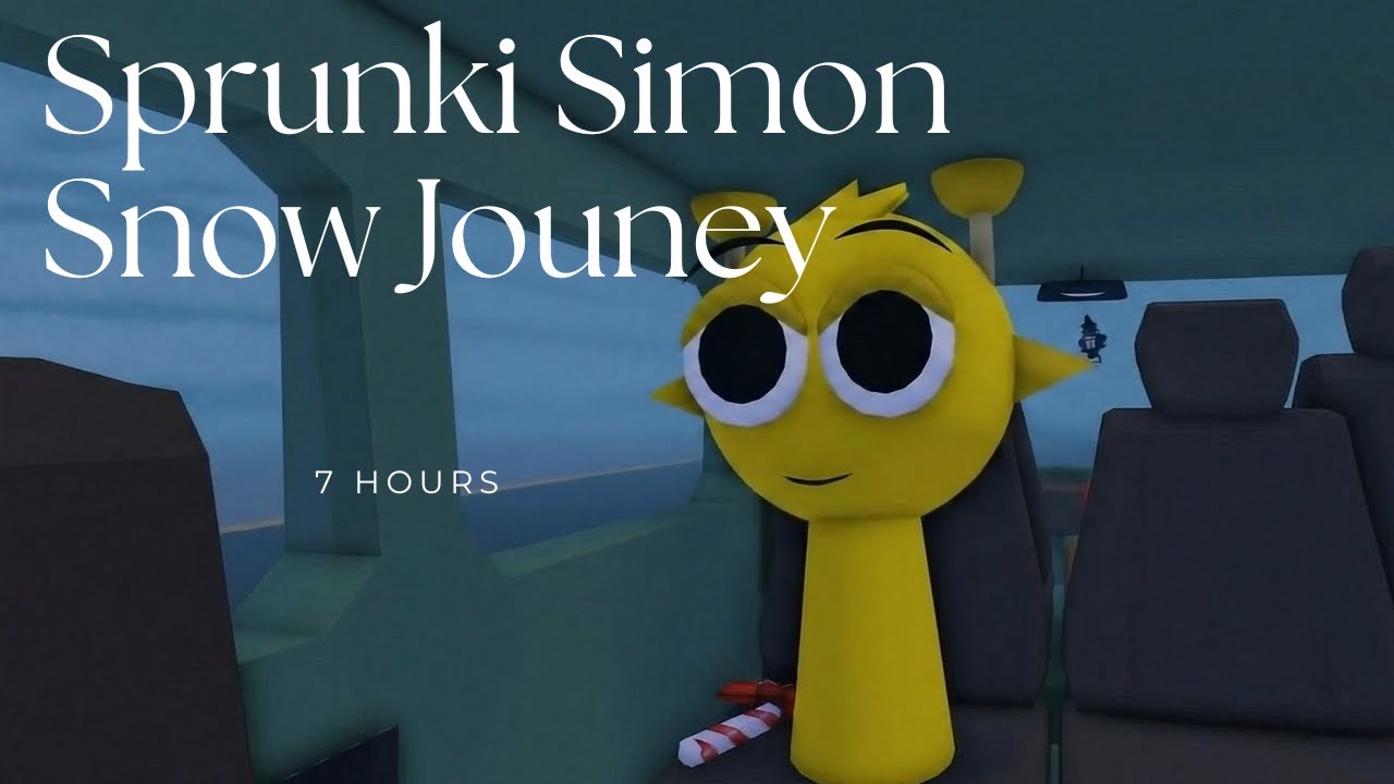 7 HOURS: Sprunki Simon's Cozy Snowy Journey | Gentle Lullaby for Sweet ...