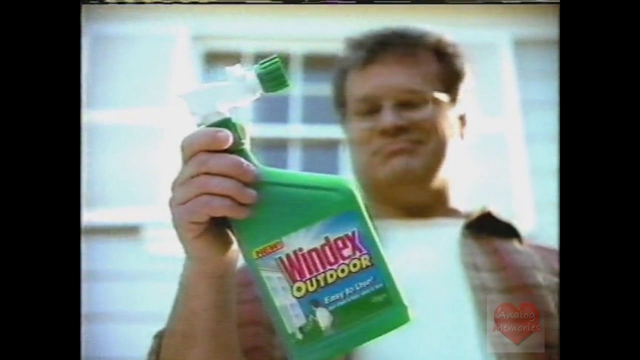 Windex Outdoor | Television Commercial | 1998 - YouTube
