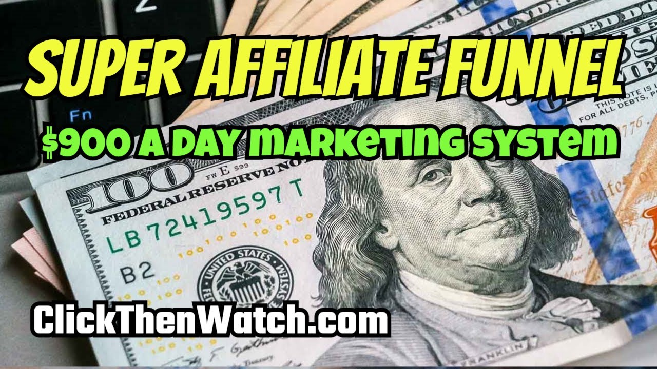 SUPER AFFILIATE FUNNEL: New $900 a Day Marketing System Works! - YouTube