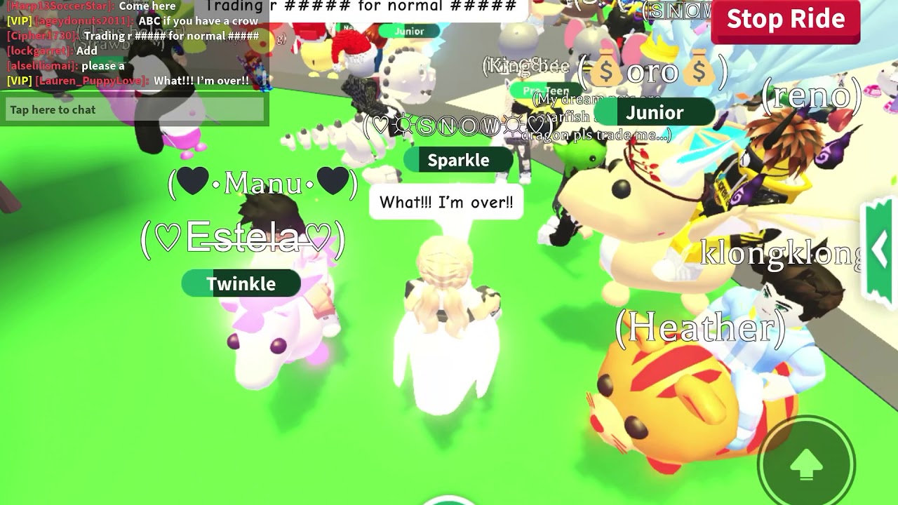 Trading neon swan in adopt me! (Part one) - YouTube