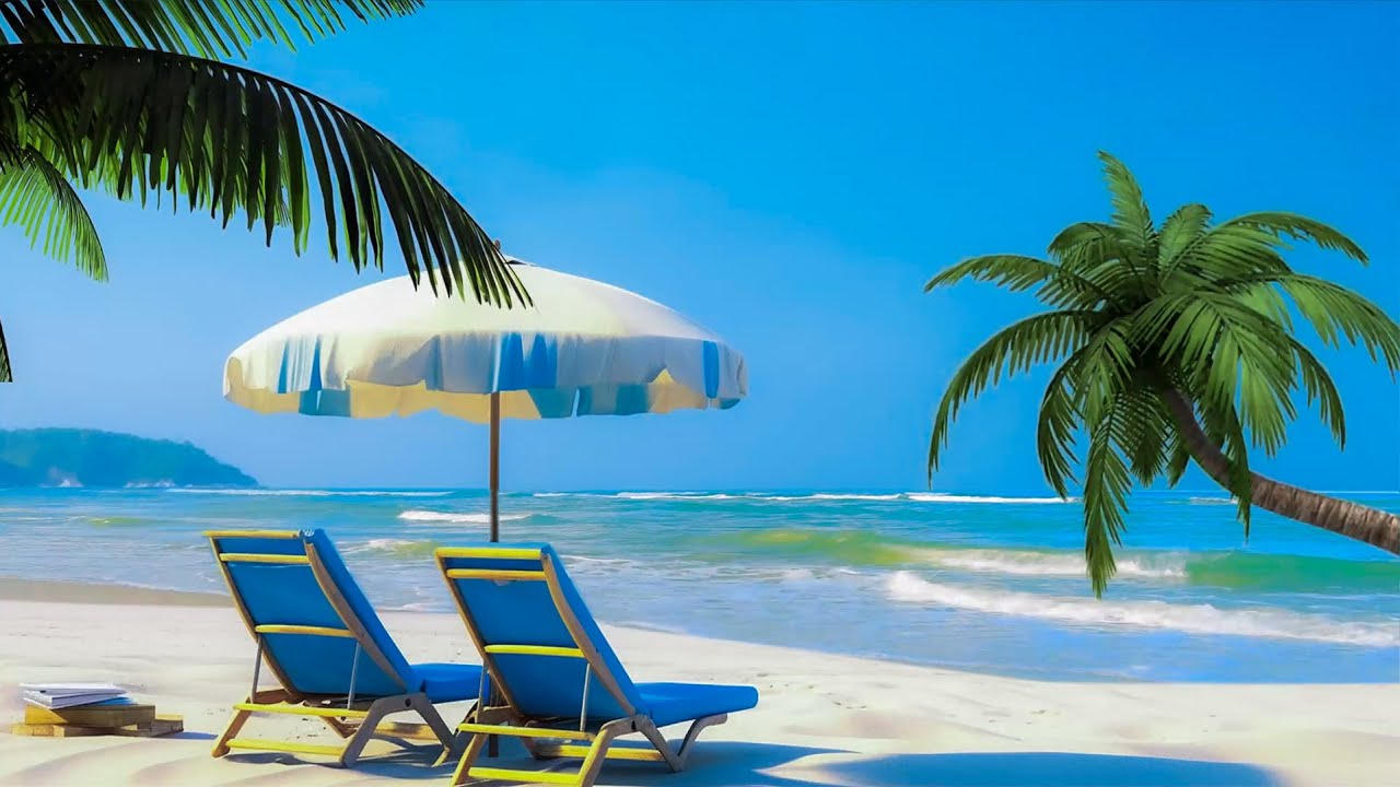 Summer Morning Seaside - Summer Bossa Nova with Ocean Waves for Relax ...
