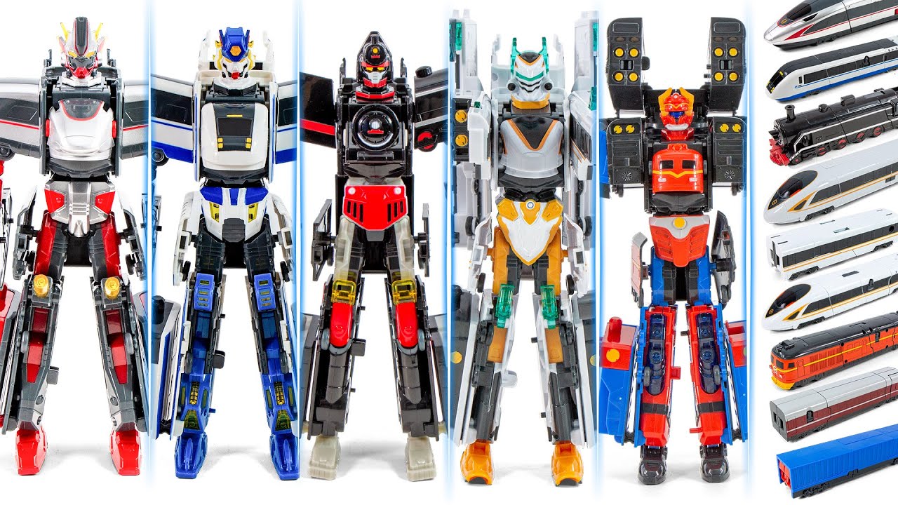 Super Train Robot CRH1A FD CR200J CR400AF CR400BF DF4B Transformation ...